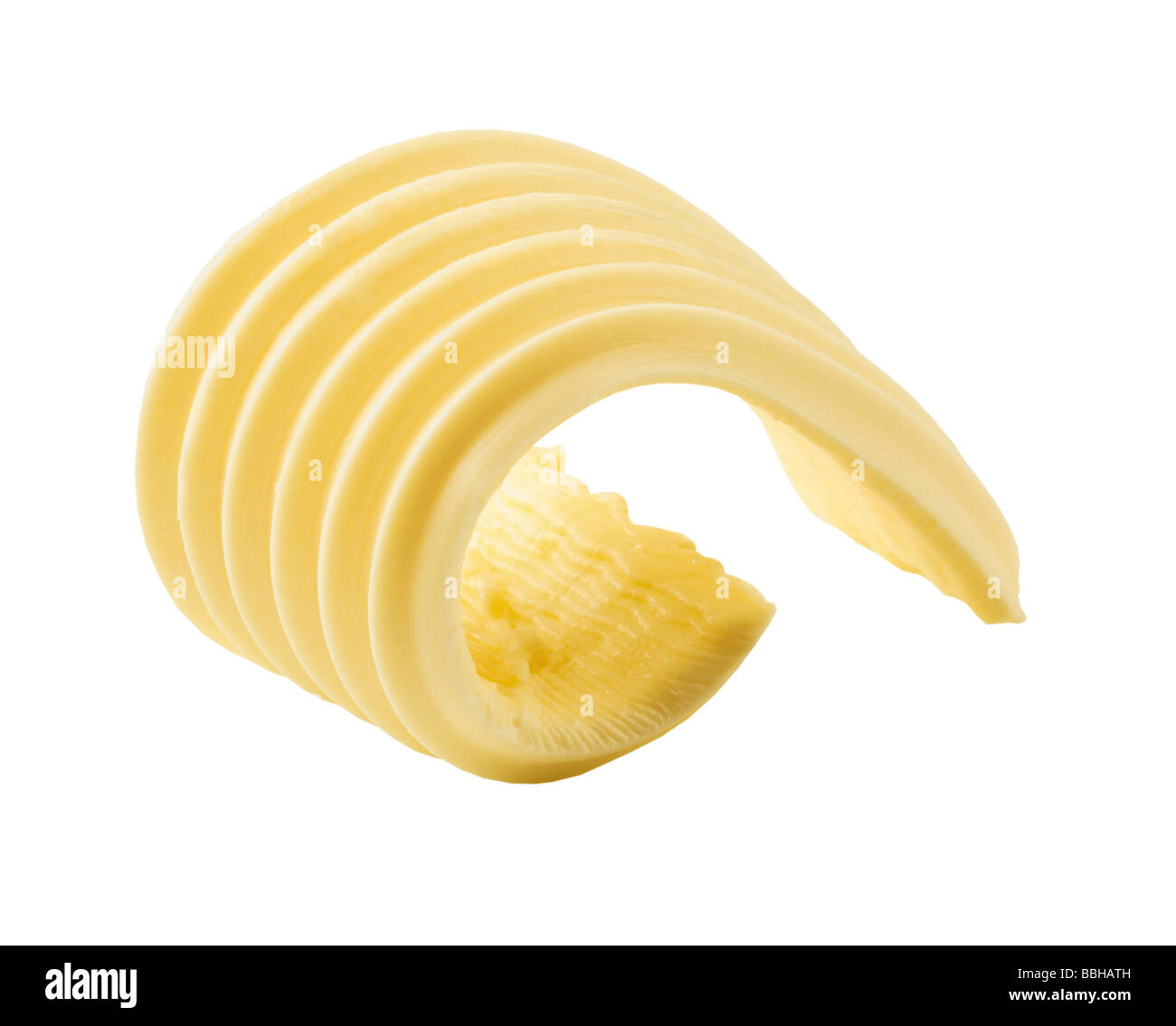 Butter curl Cut Out Stock Images & Pictures - Alamy