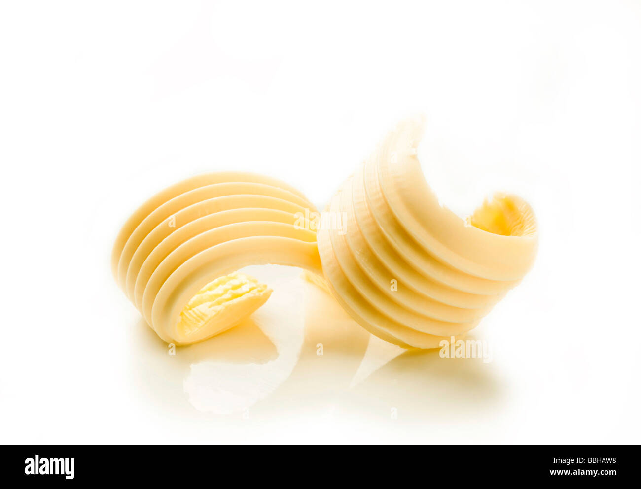 Curls of butter hi-res stock photography and images - Alamy
