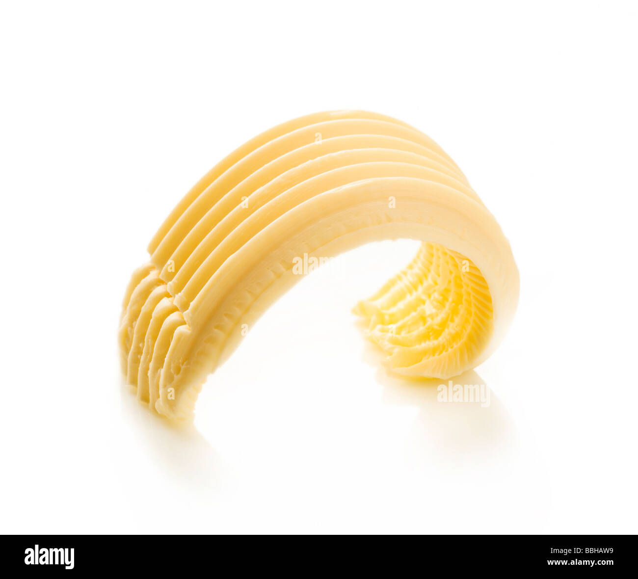 Butter curl Cut Out Stock Images & Pictures - Alamy