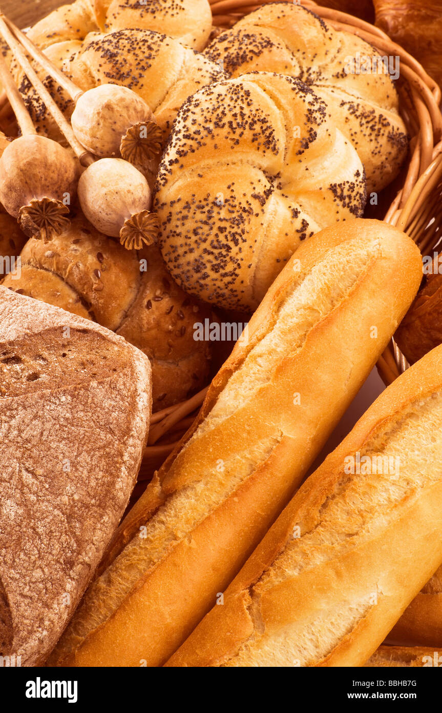 Fresh bread rolls Stock Photo - Alamy