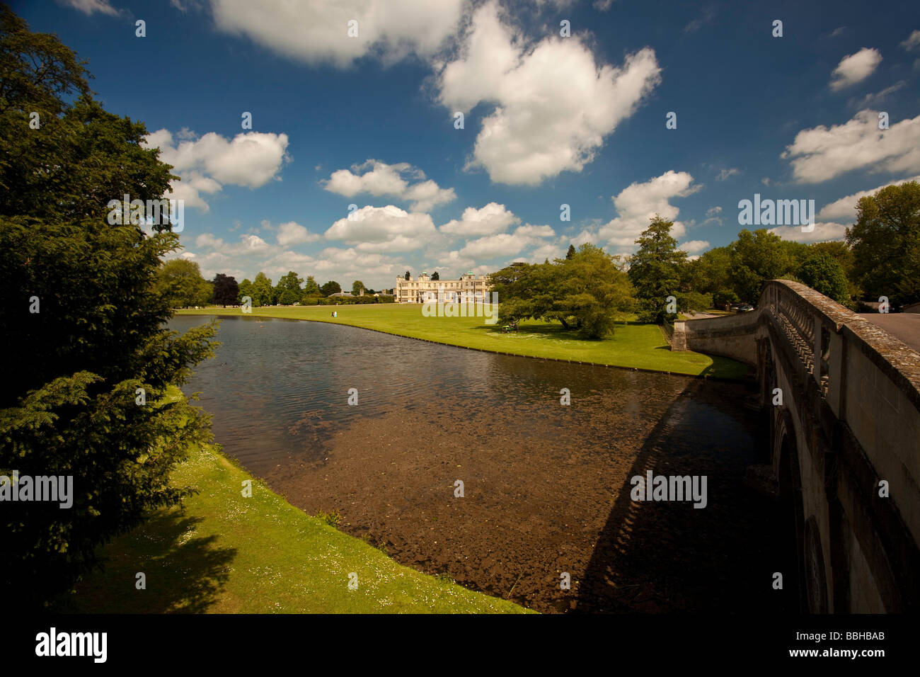 Audley End House as seen from Adam Bridge Stock Photo - Alamy