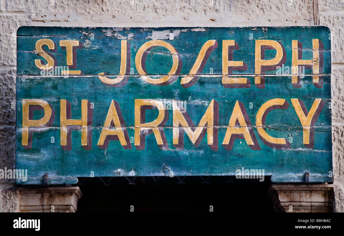 Old Pharmacy Sign High Resolution Stock Photography and Images - Alamy