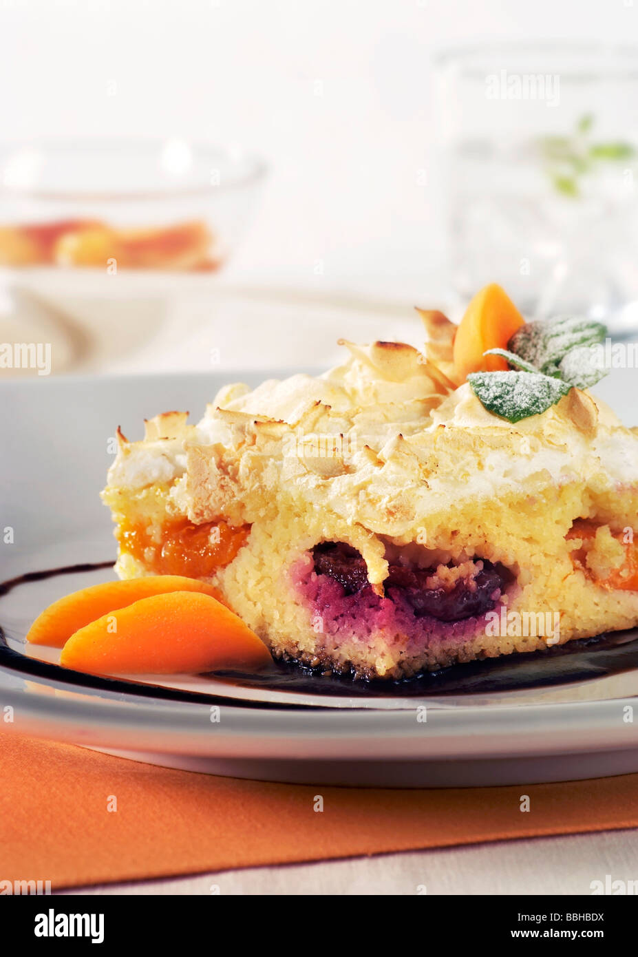 Sweet couscous with fruit Stock Photo - Alamy