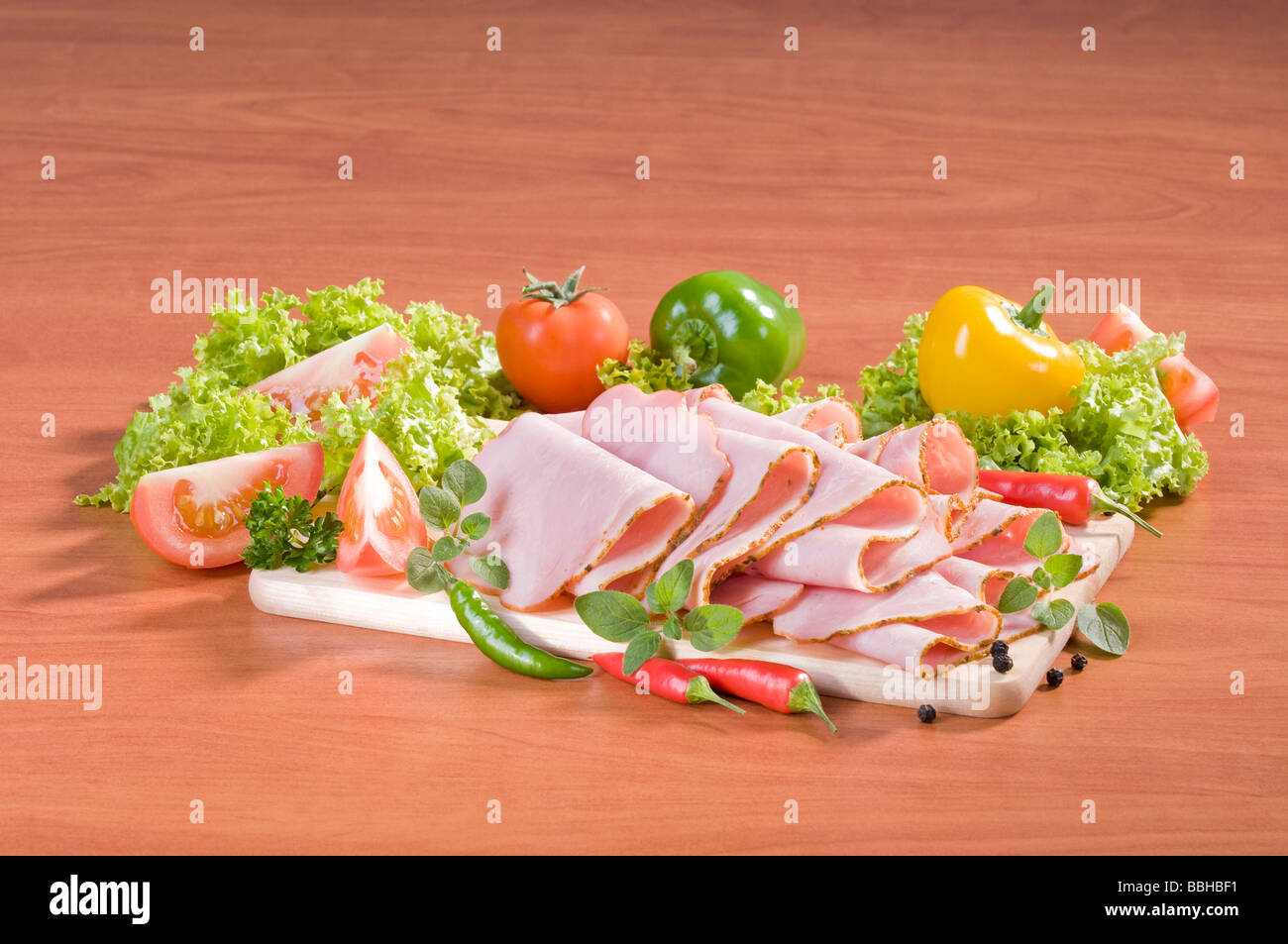 Ham cold cuts hi-res stock photography and images - Alamy