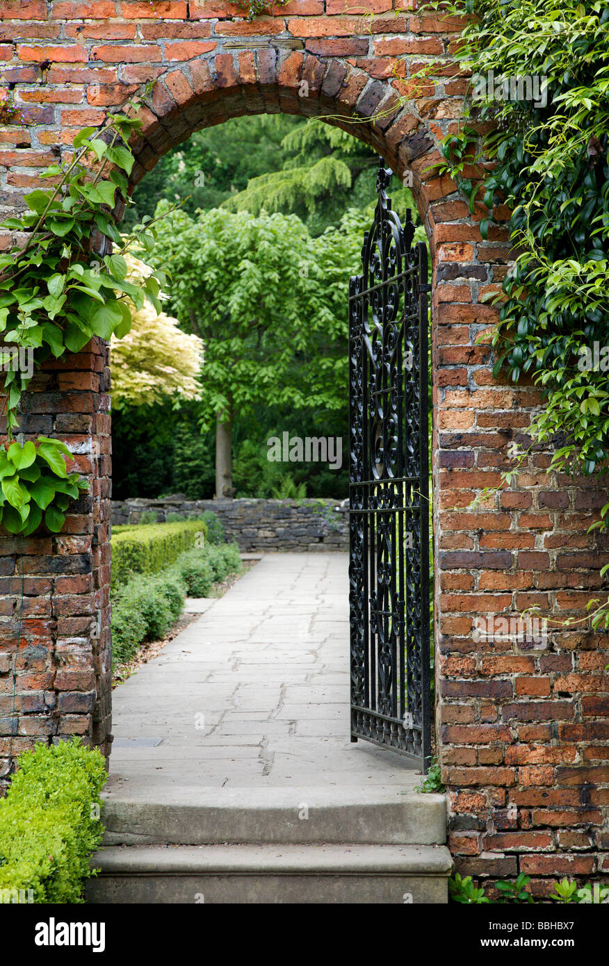 Spring at lotherton Hall Garden, Yorkshire Stock Photo - Alamy
