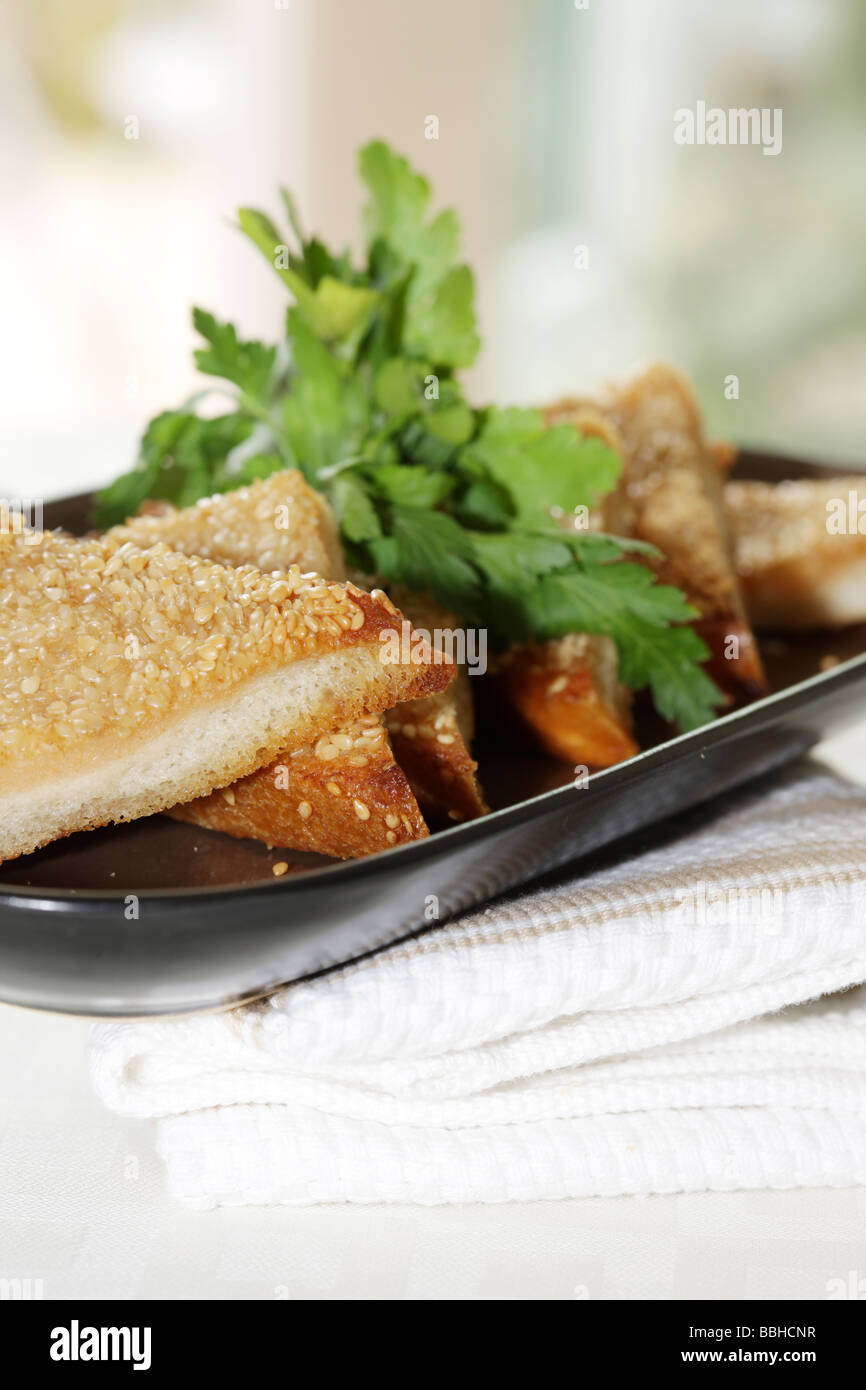 Chinese prawn toast hi-res stock photography and images - Alamy
