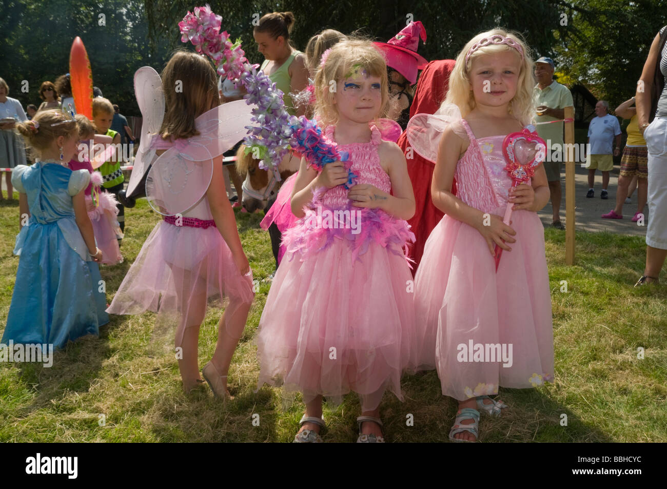 Pink fairies in fancy dress competition at Hurley Village Fair in ...