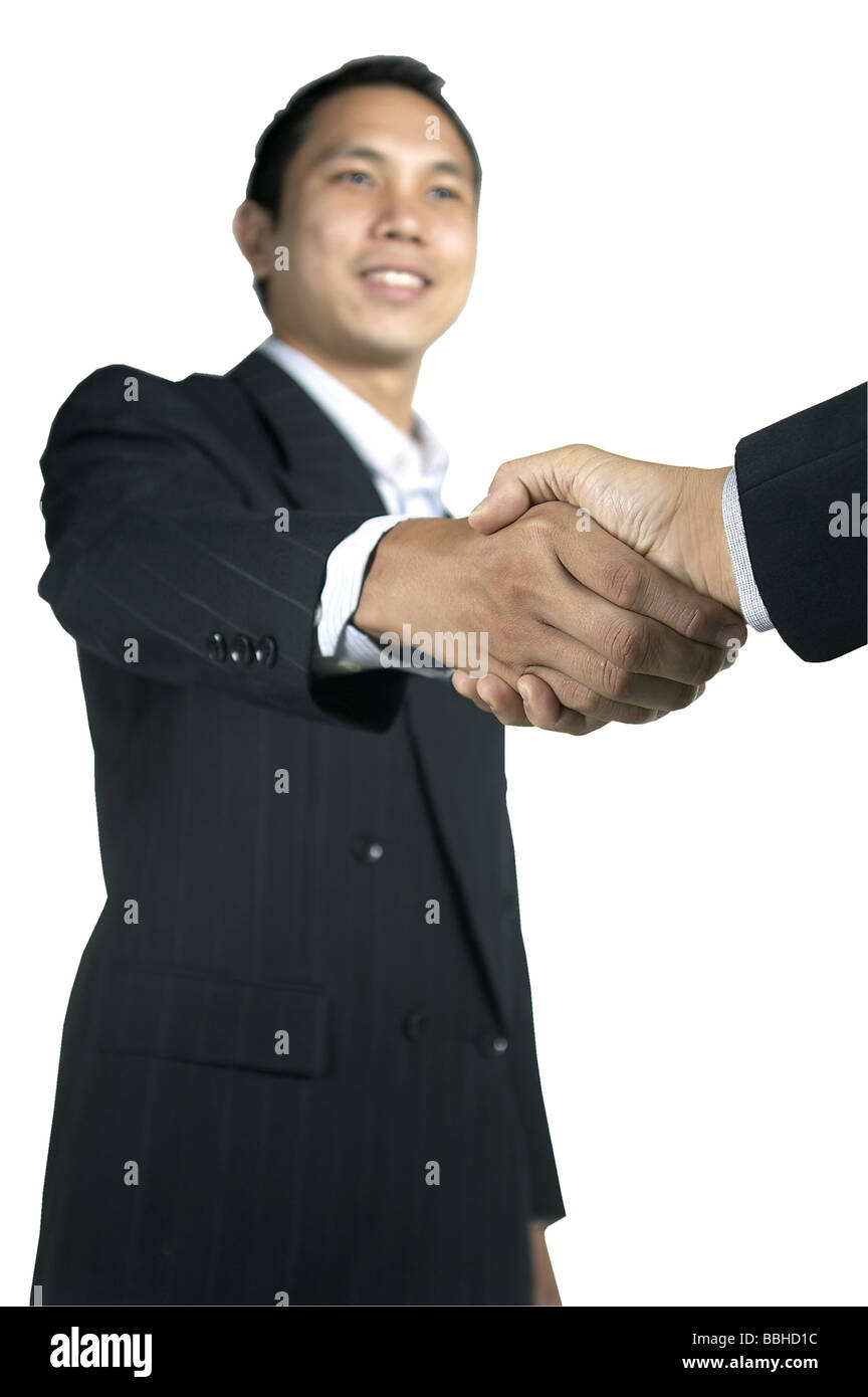 Business man hand idea Cut Out Stock Images & Pictures - Alamy