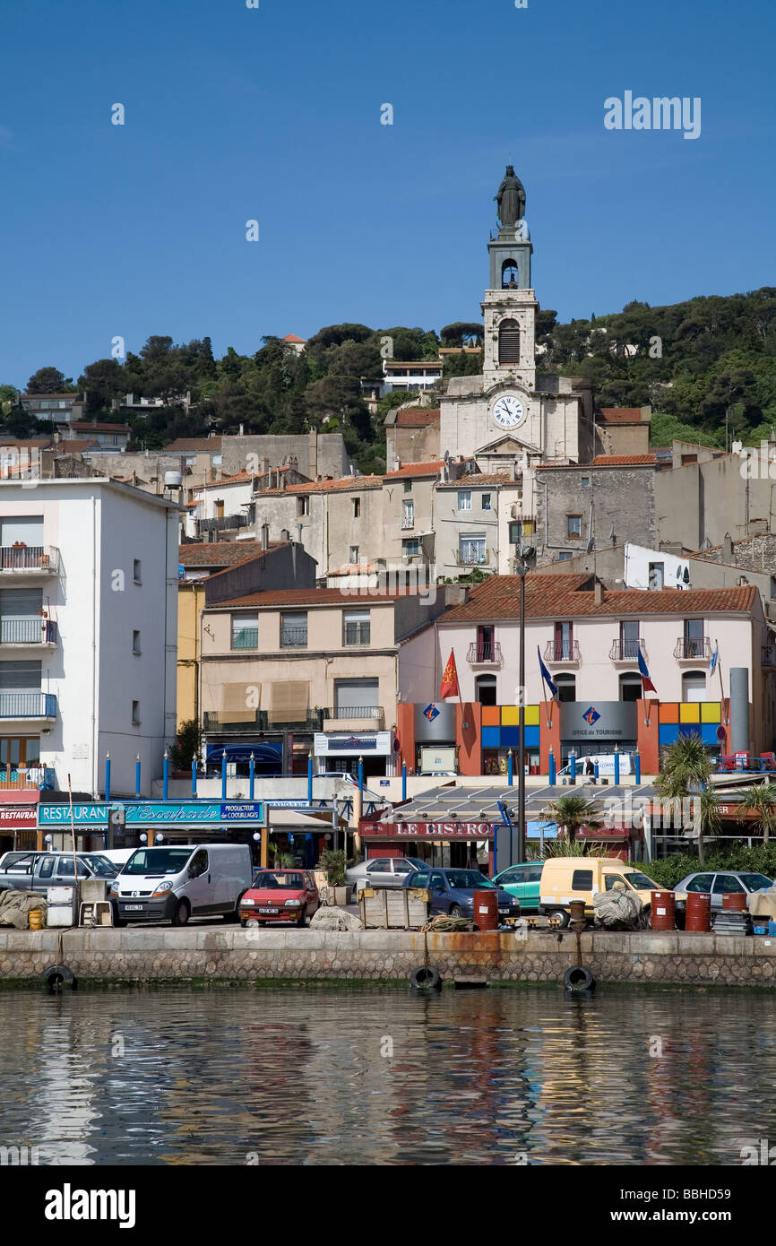Waterway and town of Sete France Stock Photo - Alamy