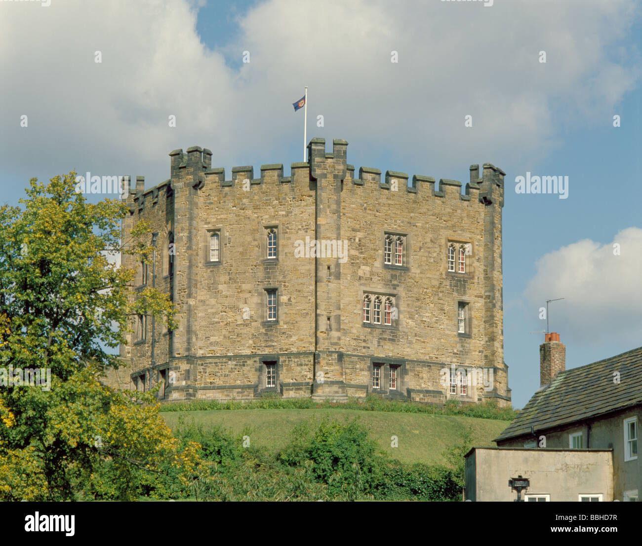 Durham Castle keep, Durham City, County Durham, England, UK Stock Photo ...
