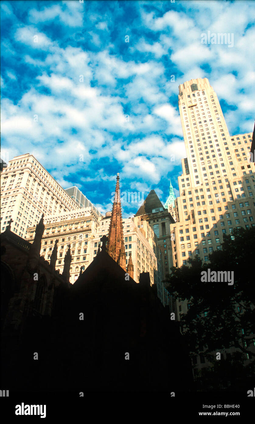 The Trinity Episcopal church once the tallest building in Lower ...