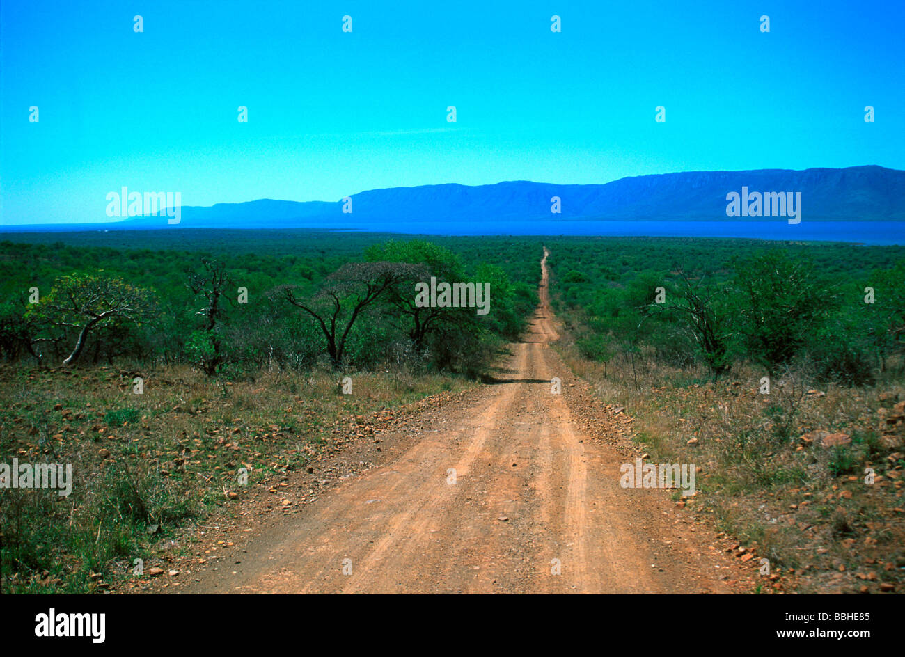 looking towards Jozini Dam and the Ubombo Mountains Pongola Game ...