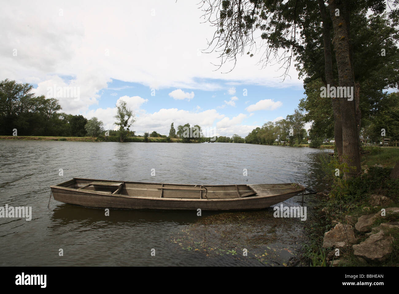 Traditional boat on loire river hi-res stock photography and images - Alamy