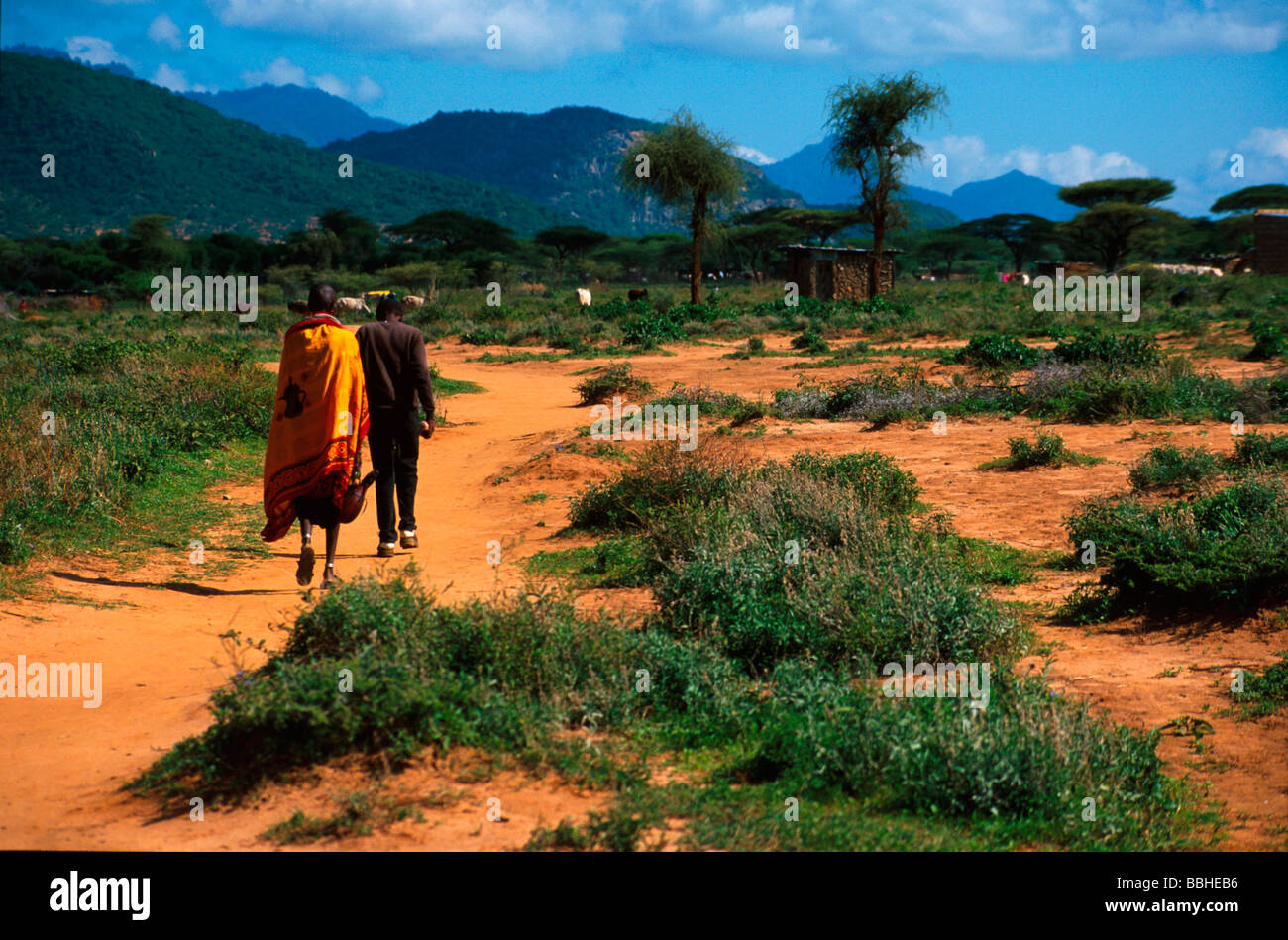 Samburu people Kenyan people Kenya rural tribes tribal Stock Photo - Alamy