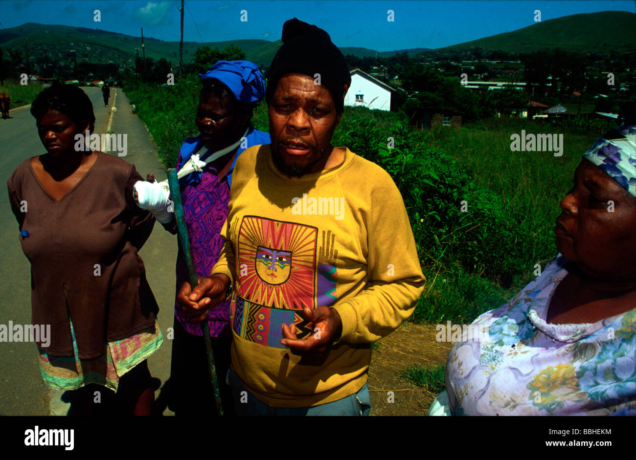 Caluza Pietermaritzburg KwaZulu Natal South Africa n2002 nWoman beaten ...