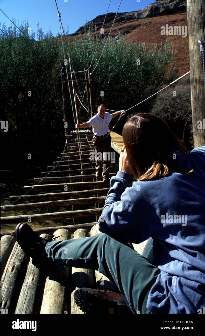 Kiara Lodge has a high ropes course 20 metres above the ground that ...