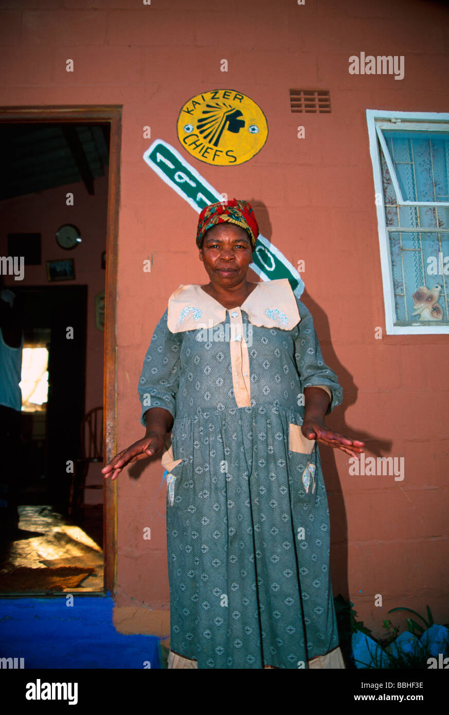 Nowezile Nkunyana enjoys her new home in Fatyela Square She has had 12 ...