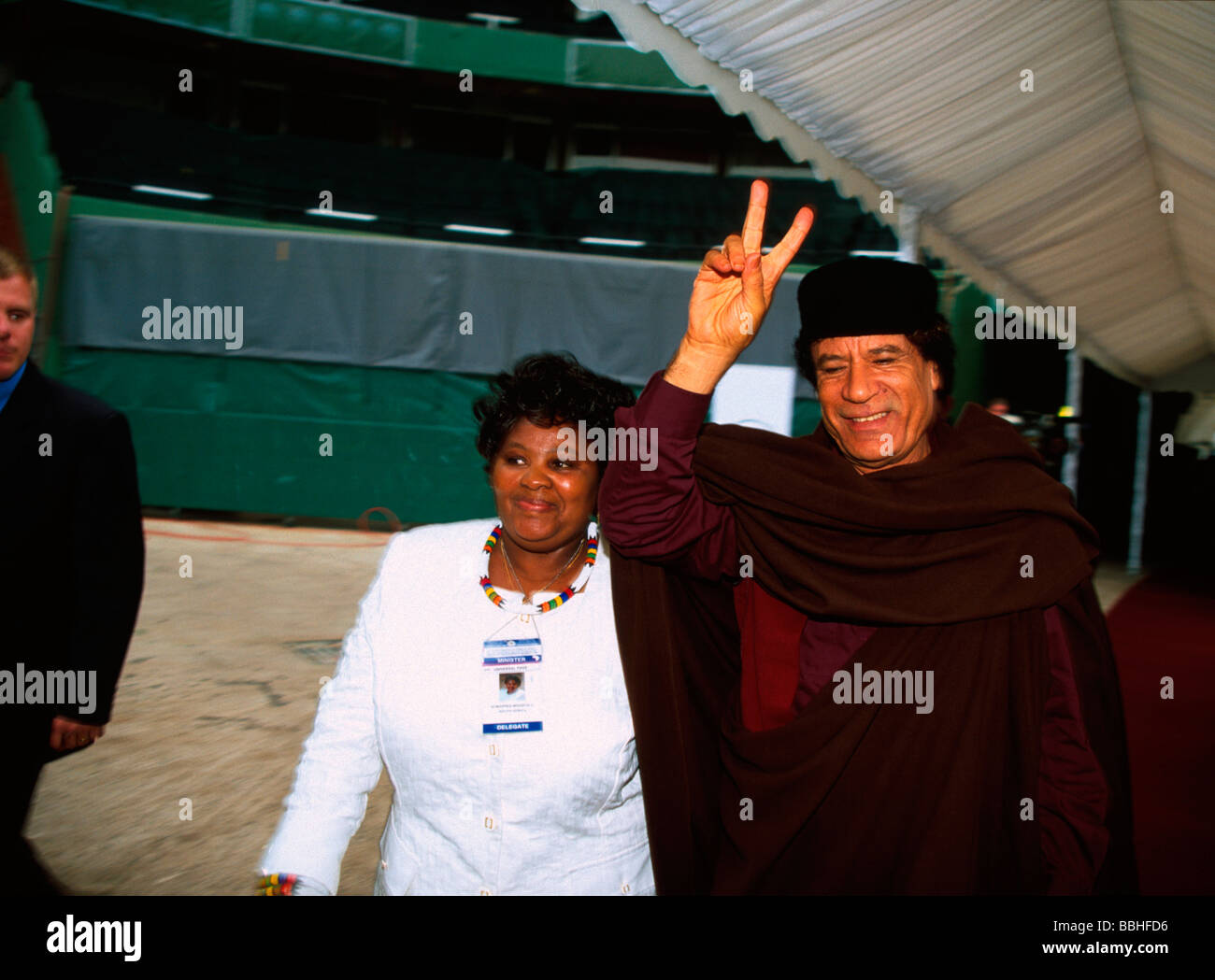 Muammar Al Qaddafi president of the Great Socialist PeoplesÕ Libyan ...