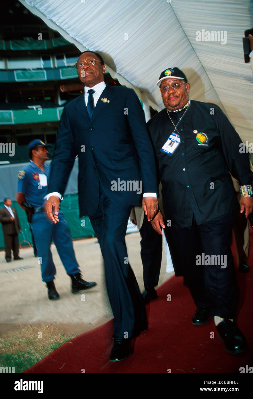 The launch of the African Union at the Absa Stadium in Durban South ...