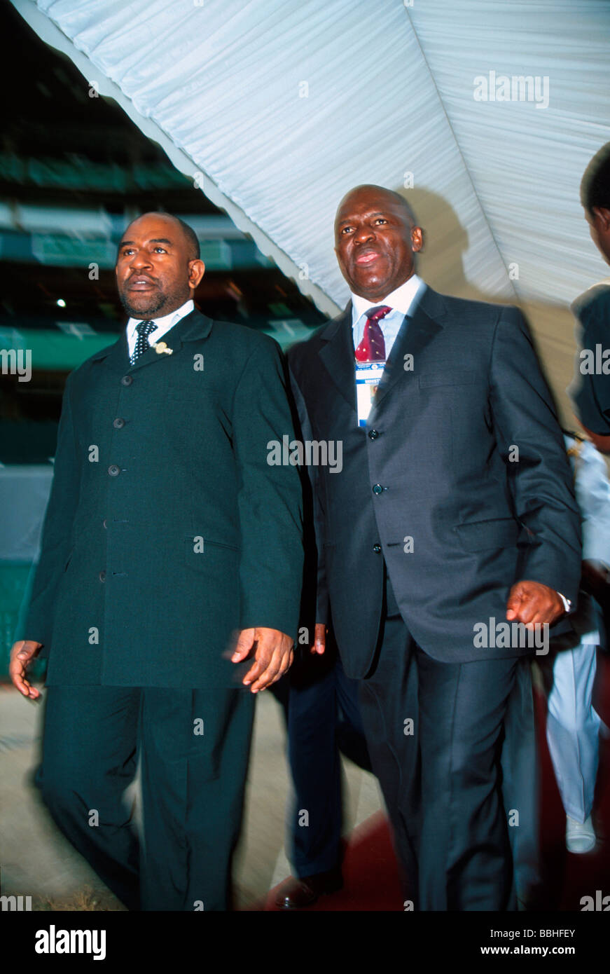 The launch of the African Union at the Absa Stadium in Durban South ...