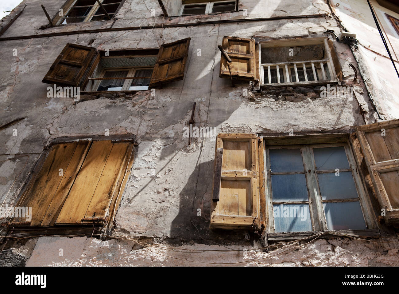 Broken House Facade