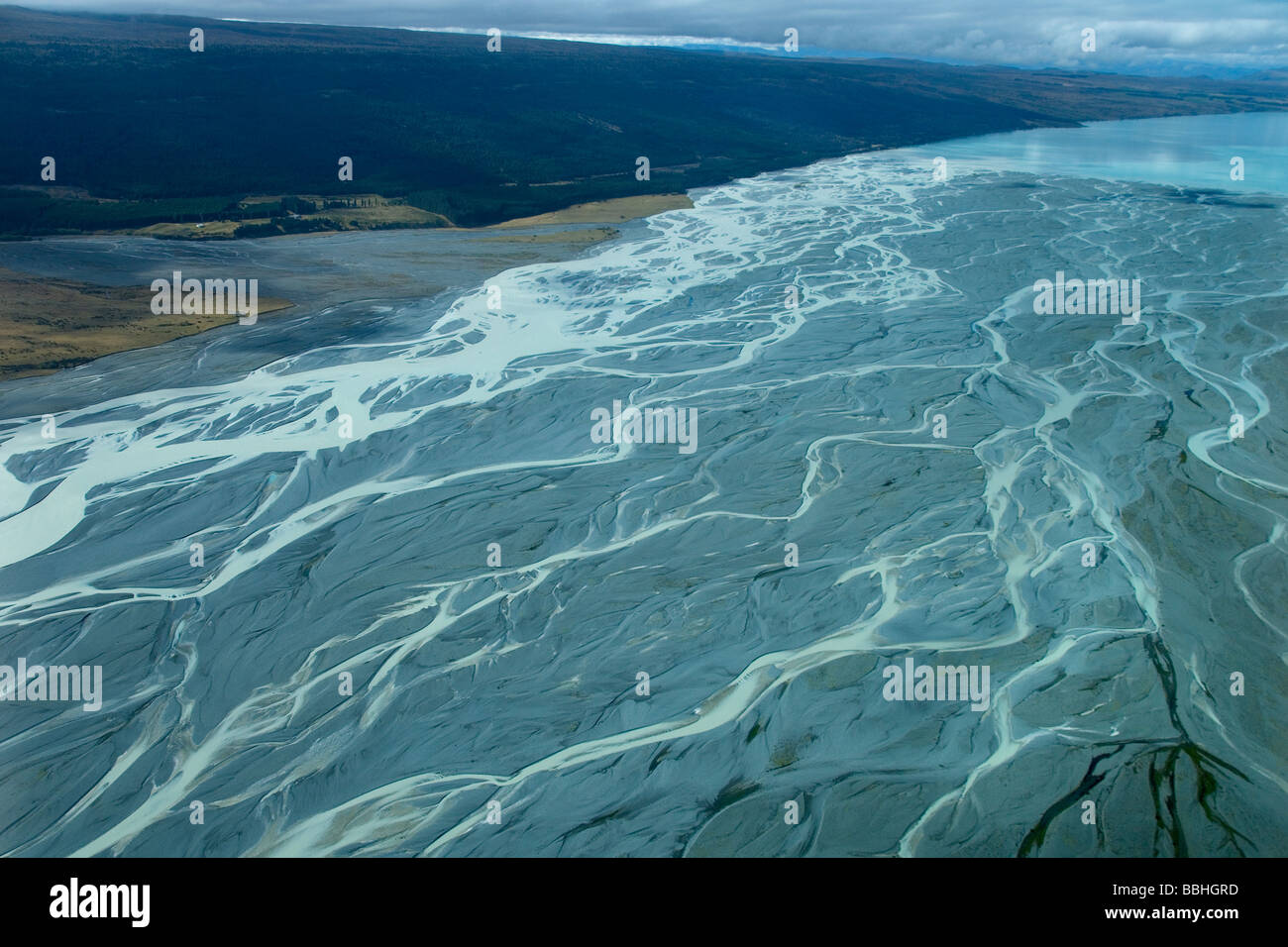 Aerial landscape new zealand hi-res stock photography and images - Alamy