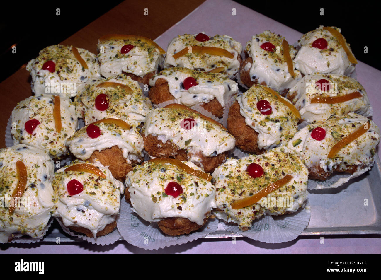 Italy, Sicily, sicilian pastries Stock Photo - Alamy