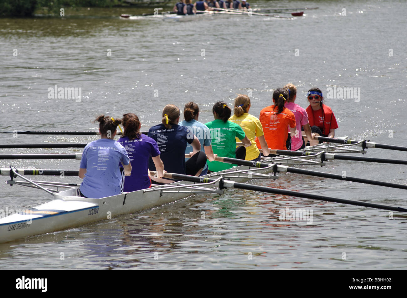 Boat coxed eight rowers hi-res stock photography and images - Alamy