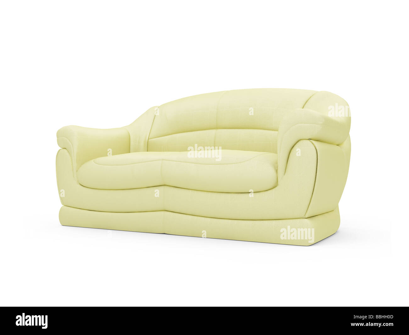 isolated couch over white background Stock Photo - Alamy