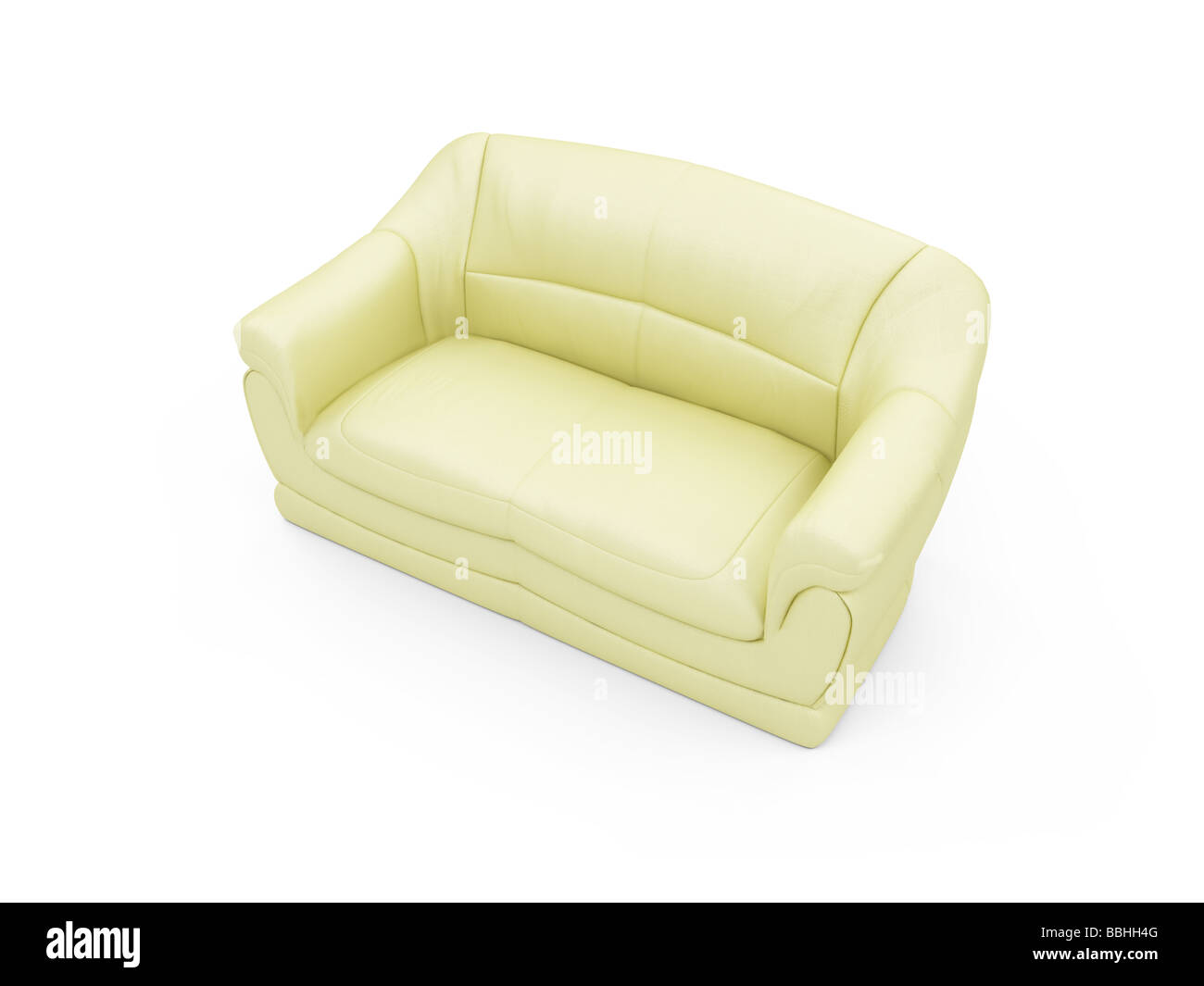 isolated couch over white background Stock Photo - Alamy