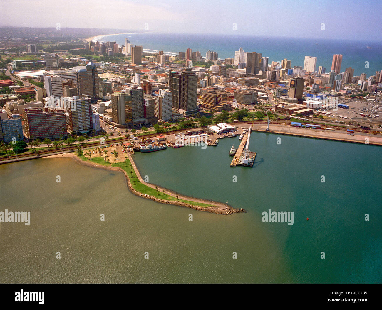 Aerial view durban harbour hi-res stock photography and images - Alamy