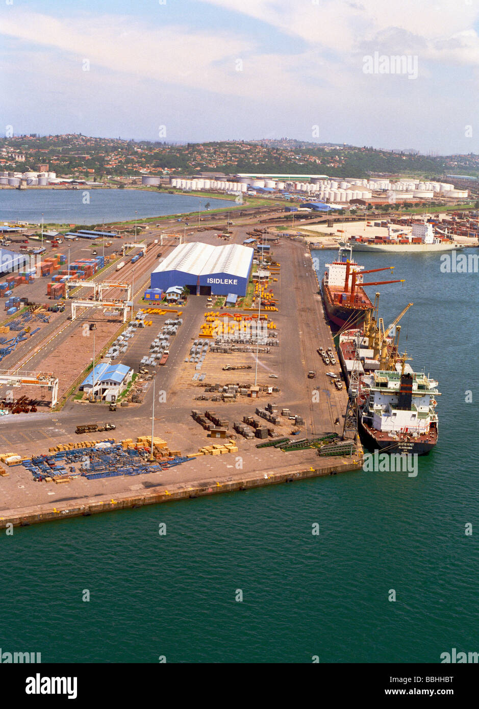 Aerial view durban harbour hi-res stock photography and images - Alamy