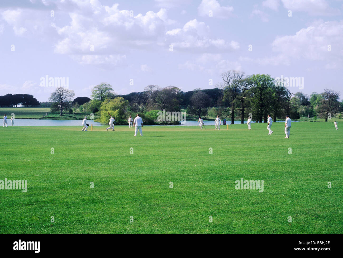 English village cricket match hi-res stock photography and images - Alamy