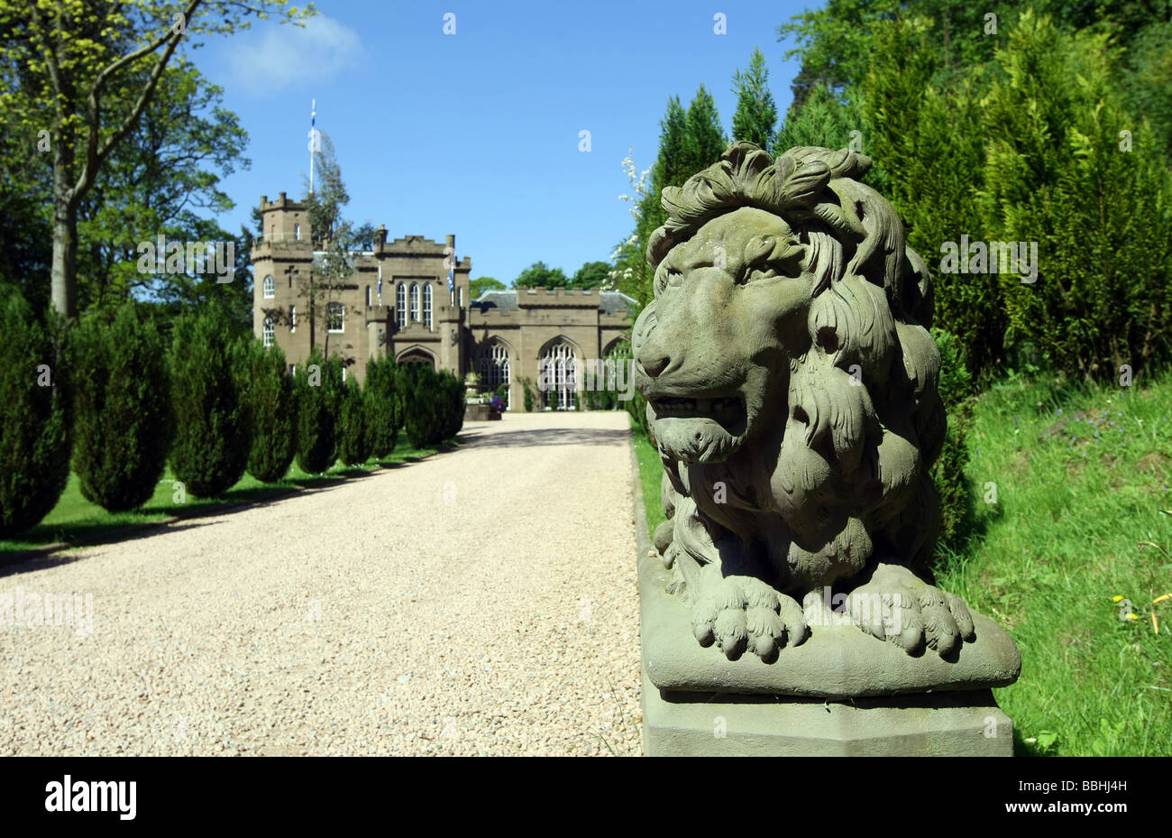 Scottish castle angus scotland hi-res stock photography and images - Alamy