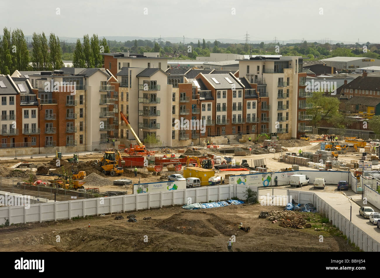 New housing development project in the city centre Hungate York North ...