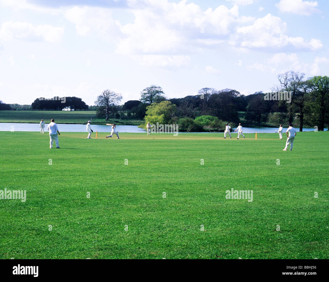 English village cricket match hi-res stock photography and images - Alamy
