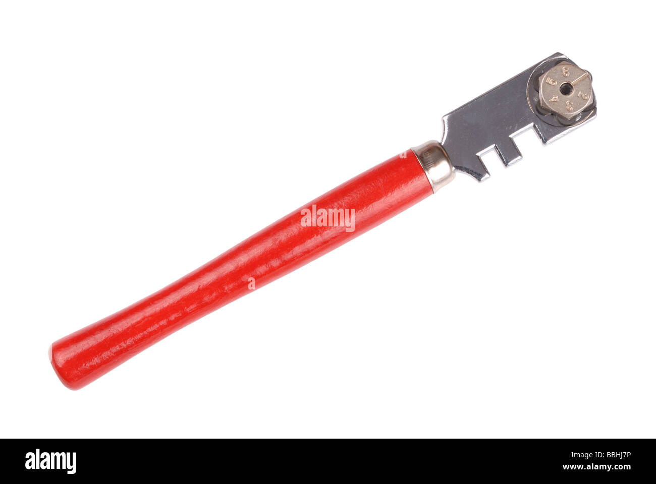 Cutting glass with glass cutter Cut Out Stock Images & Pictures - Alamy