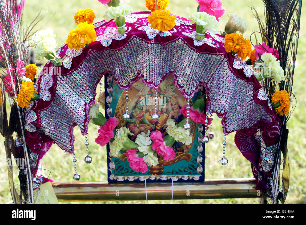 DURBAN SOUTH AFRICA A decorated Kavady is carried by devotees as many ...