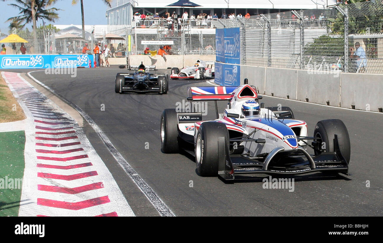 Team Great Britains s Robbie Kerr speeds through the track Team Germany ...