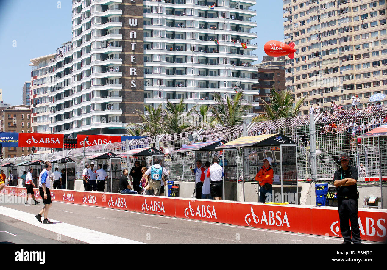 The pitt and the starting and finishing track adjacent to each other at ...