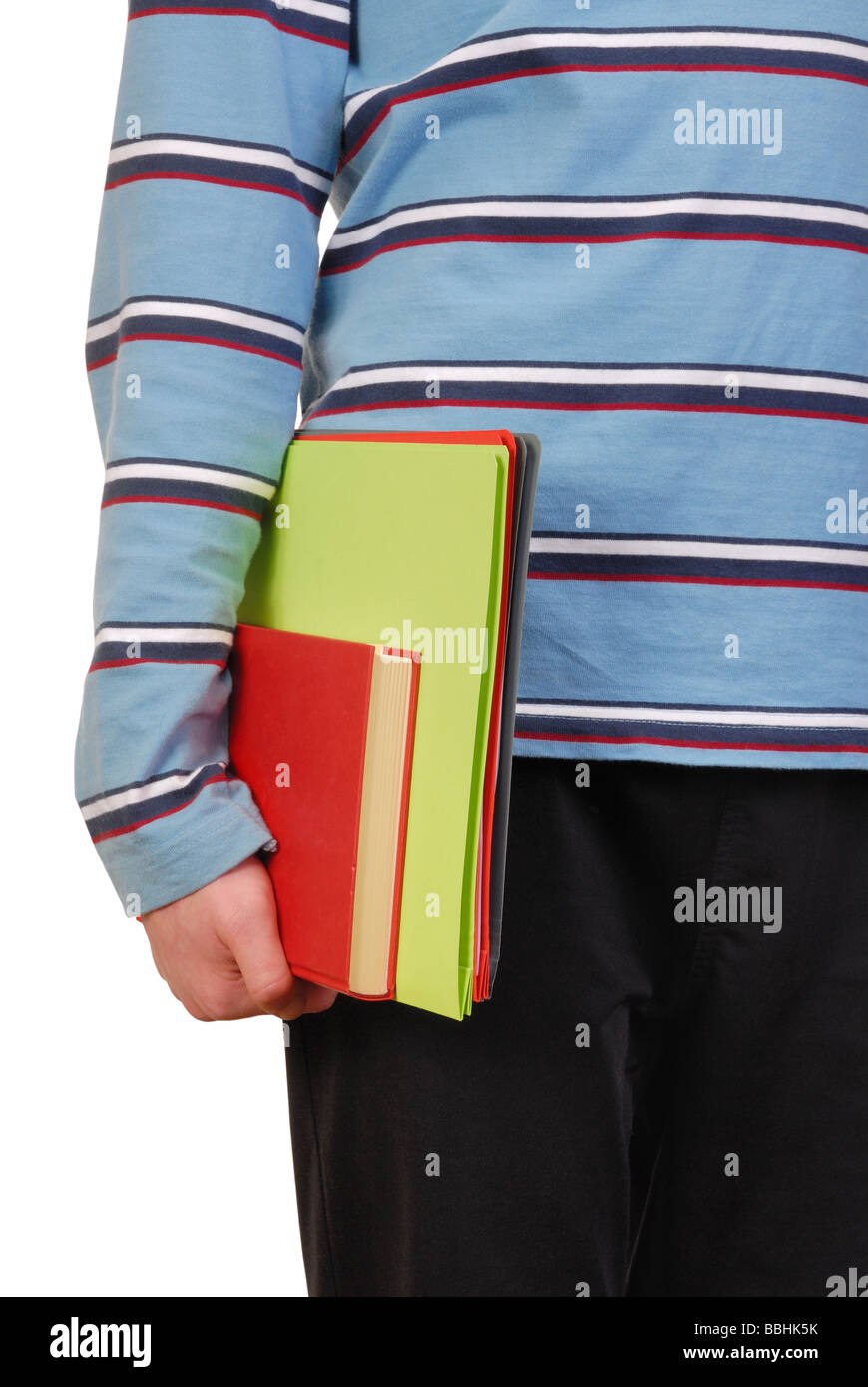 Student with Books Stock Photo - Alamy