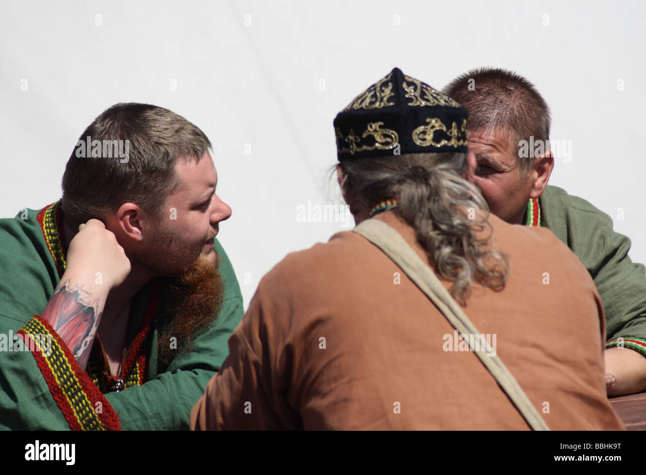 Three medieval men hi-res stock photography and images - Alamy