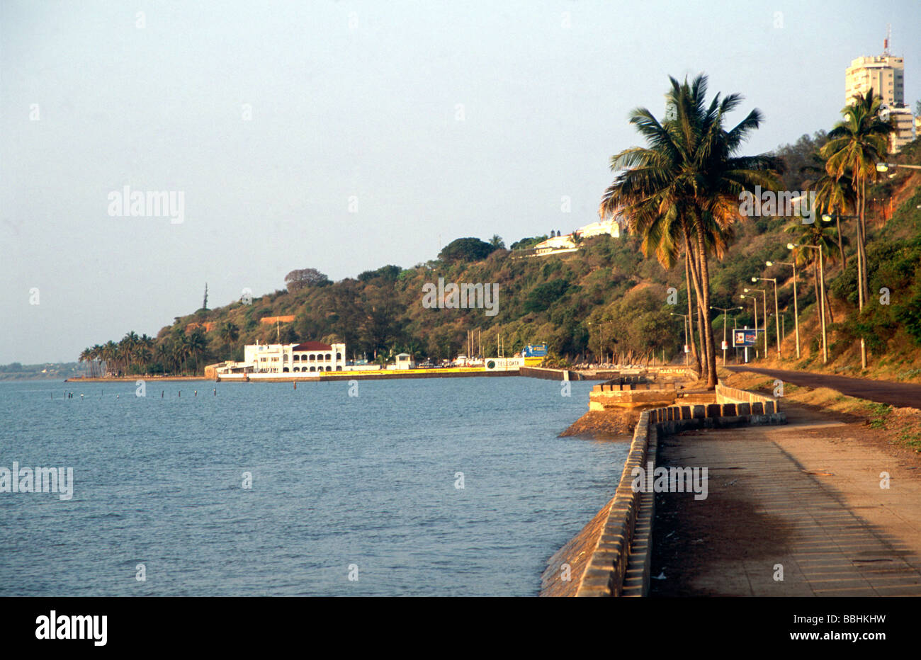 Av Da Marginal looking toward Clube Naval Maputo Mozambique Stock Photo ...