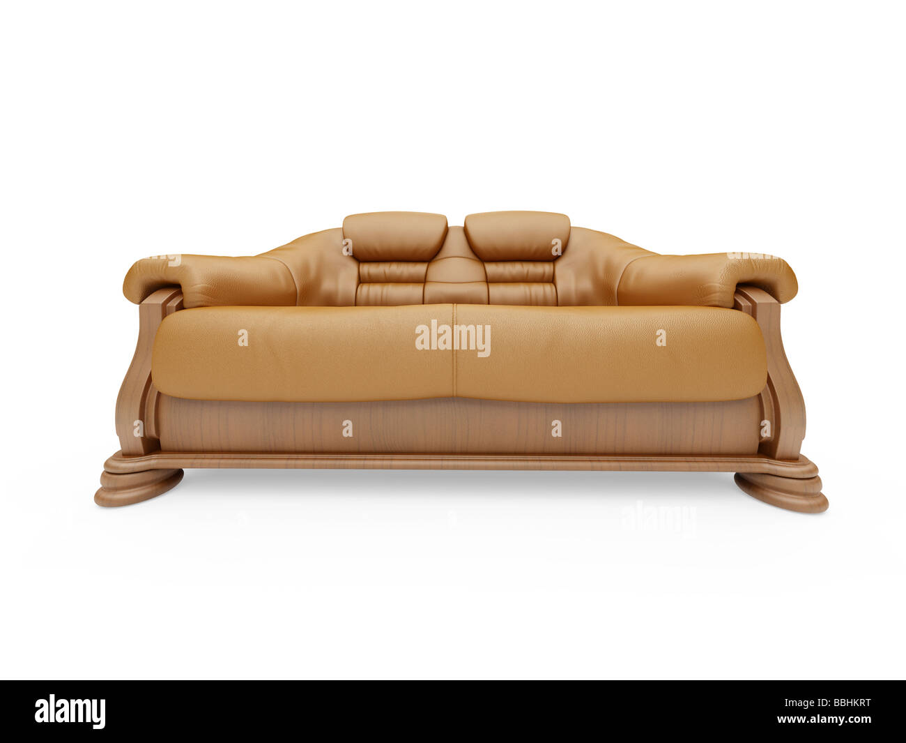 isolated couch over white background Stock Photo - Alamy