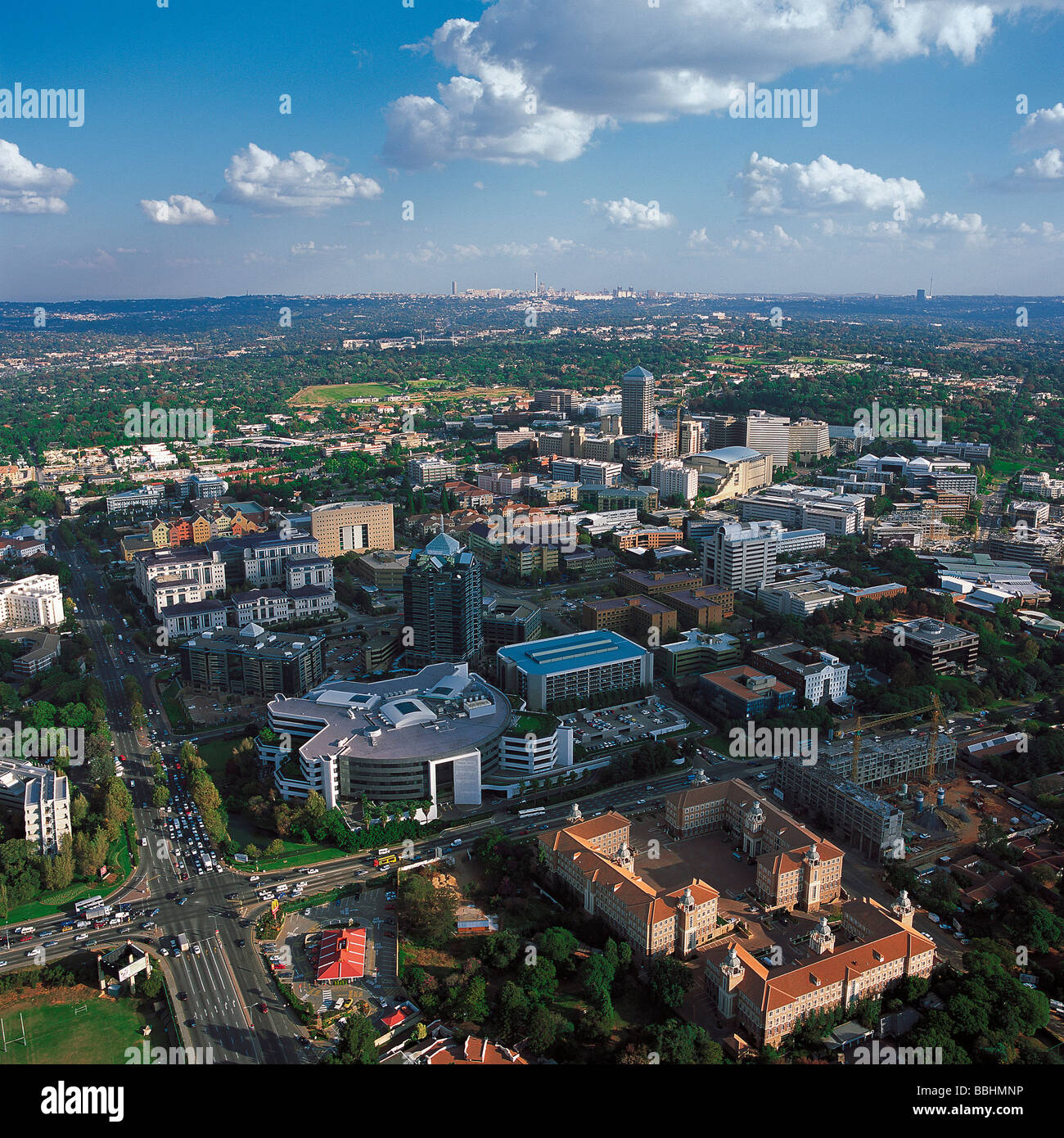 SANDTON AERIAL JOHANNESBURG Stock Photo - Alamy