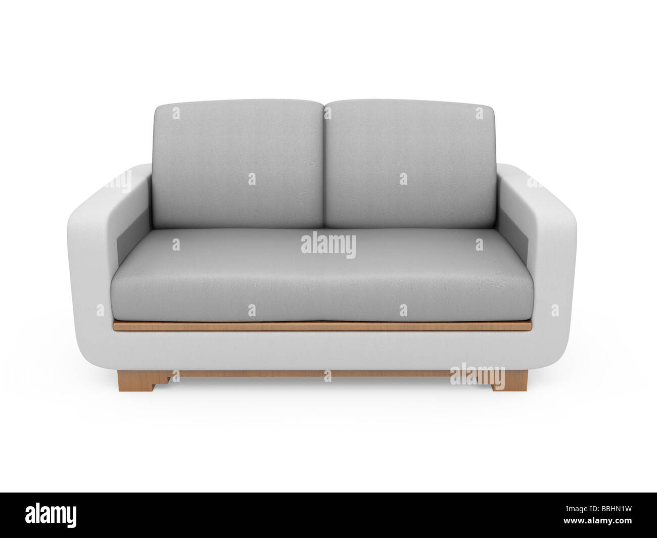 isolated couch over white background Stock Photo - Alamy