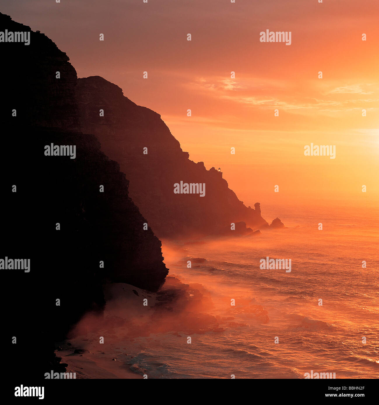 AT THE SOUTHERLY TIP OF THE CAPE PENINSULA THE GREAT CONTINENT OF ...