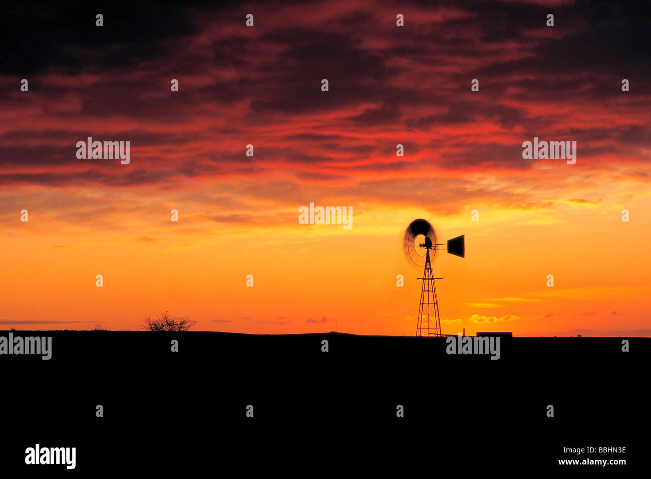 A TIPICAL KAROO SUNSET Stock Photo - Alamy