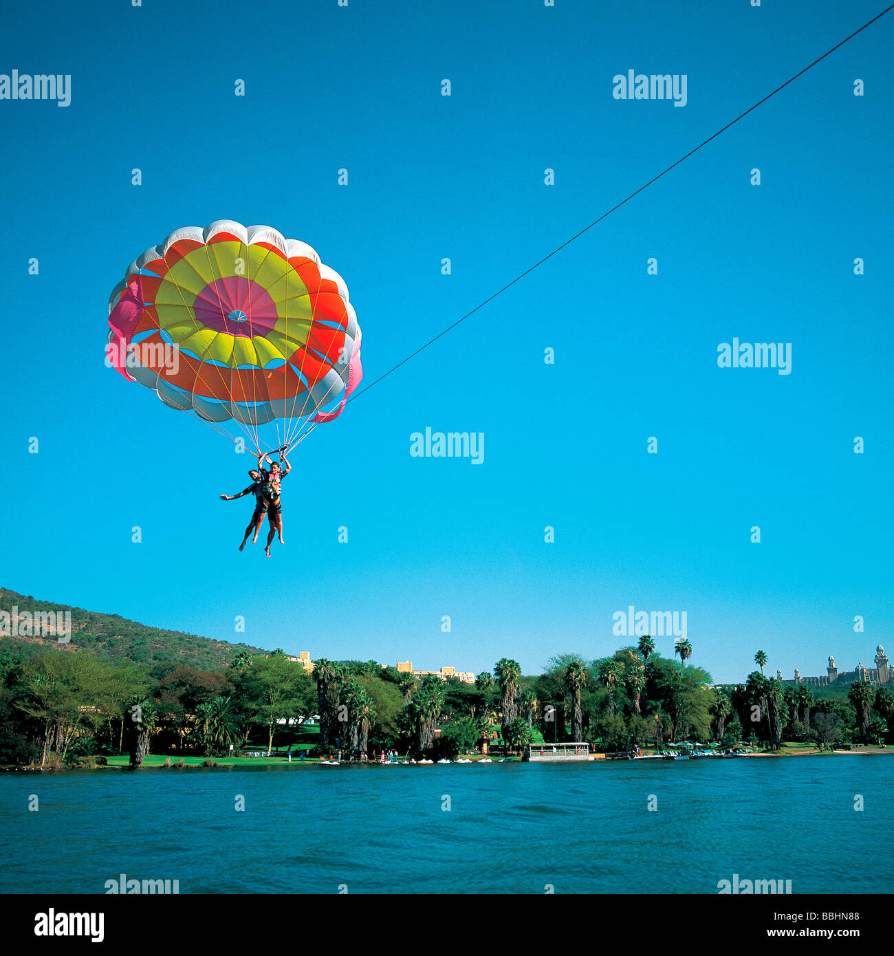 PARASAILING IS A FAVOURITE PURSUIT ON THE SUN CITY WATERWORLD LAKE ...