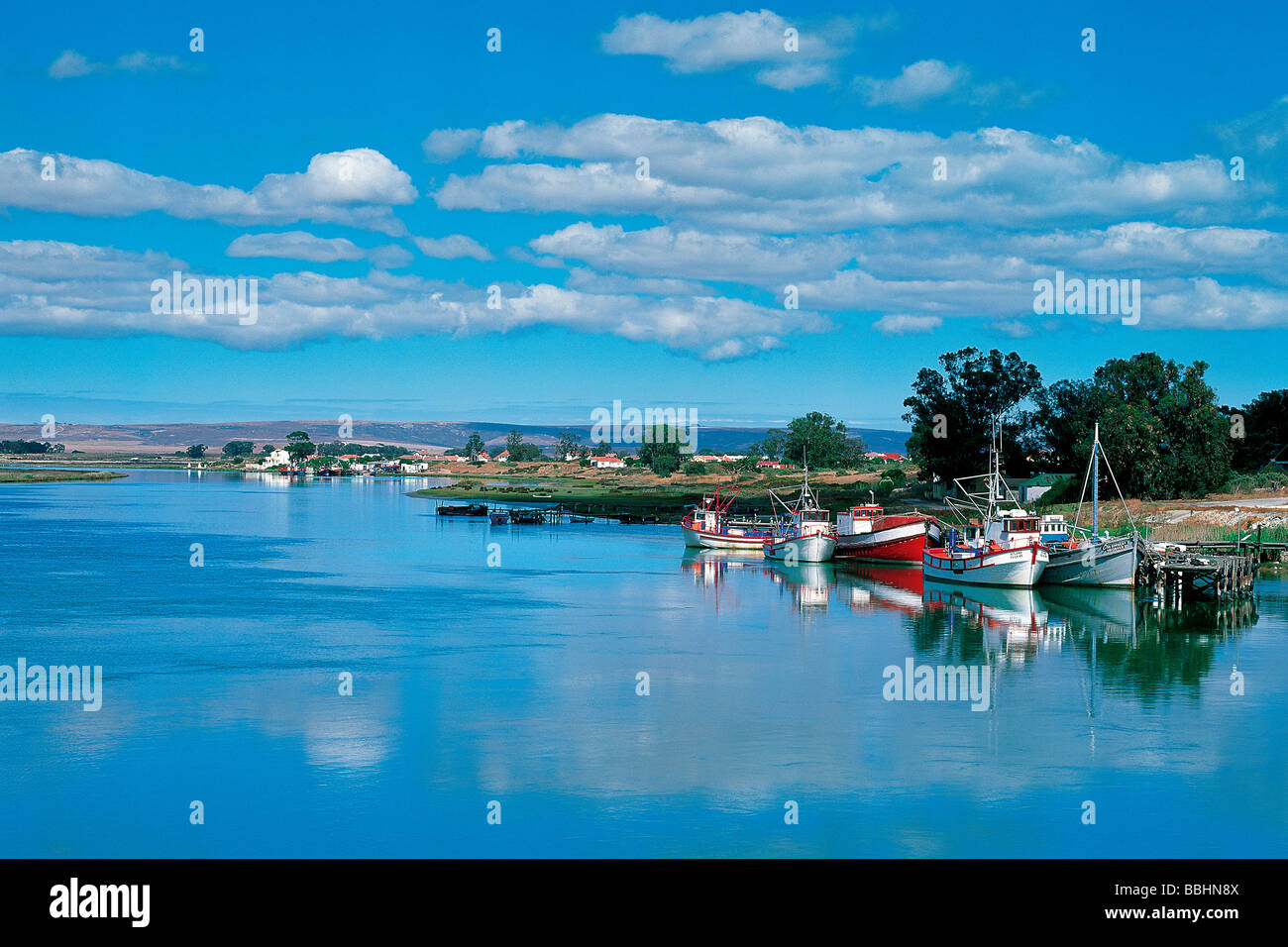 Fishing vessels berg river hi-res stock photography and images - Alamy